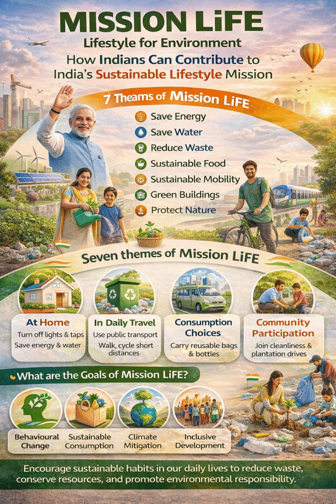 Mission LiFE Explained: Purpose, Goals, Themes & How Indians Can Contribute